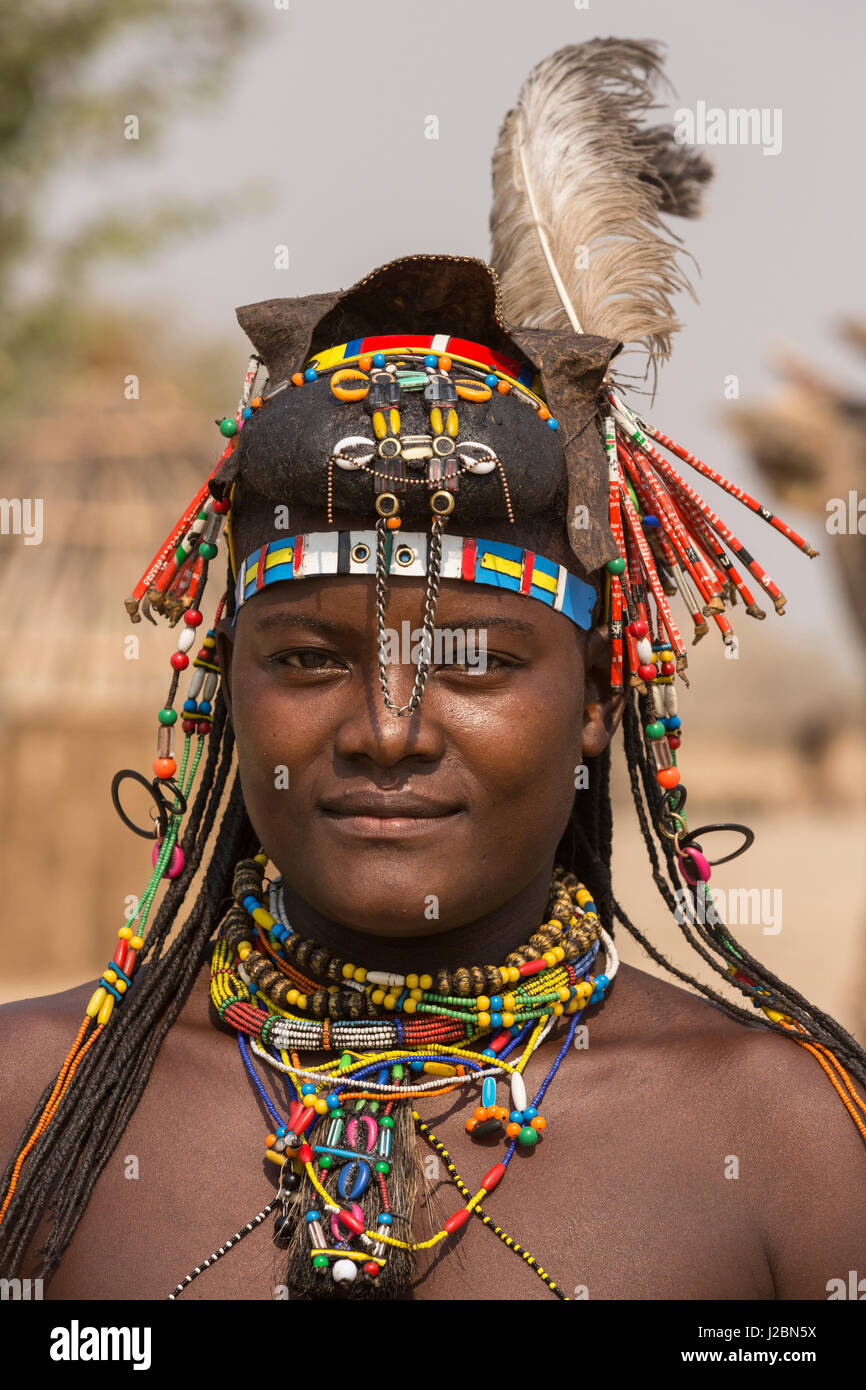 Namibia woman beaded decorations hi-res stock photography and images ...