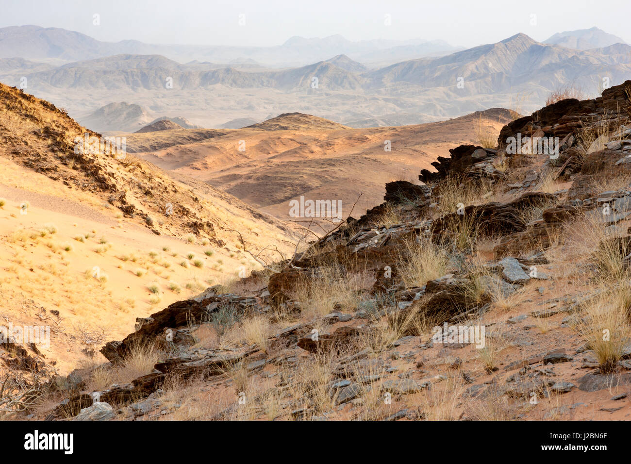 Africa, Namibia, Northwestern Namibia, Hartmann's Valley. View of ...