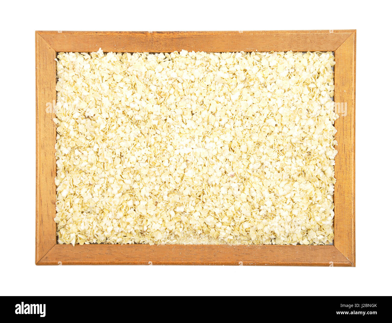 Millet flakes in frame Stock Photo - Alamy