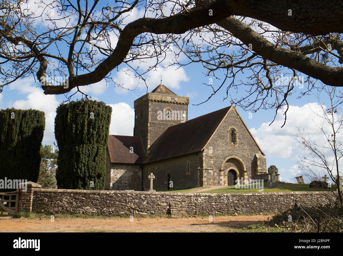 St.James's Church, Shere, Surrey Stock Photo - Alamy