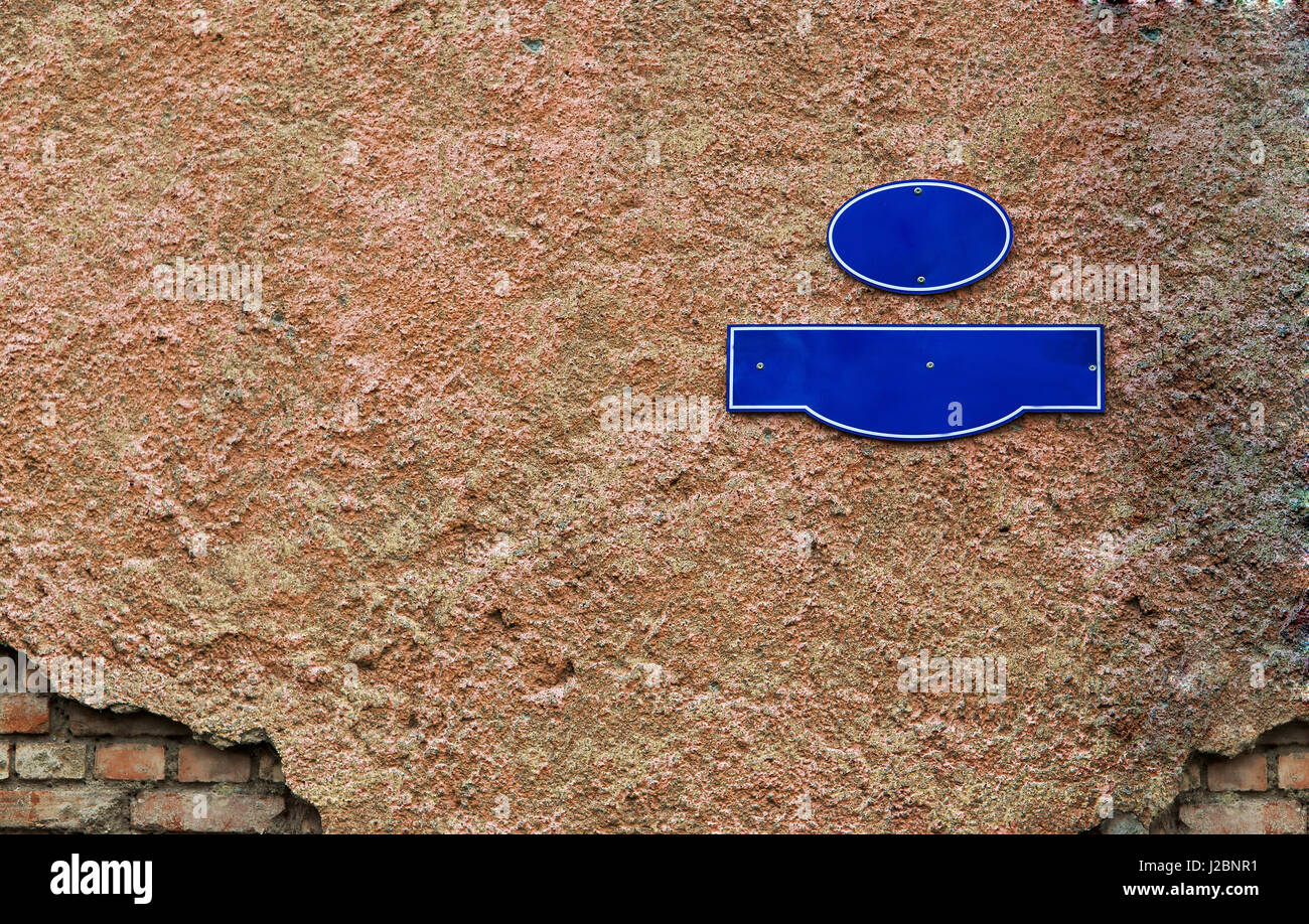 plate with the street name, street name plate Stock Photo - Alamy