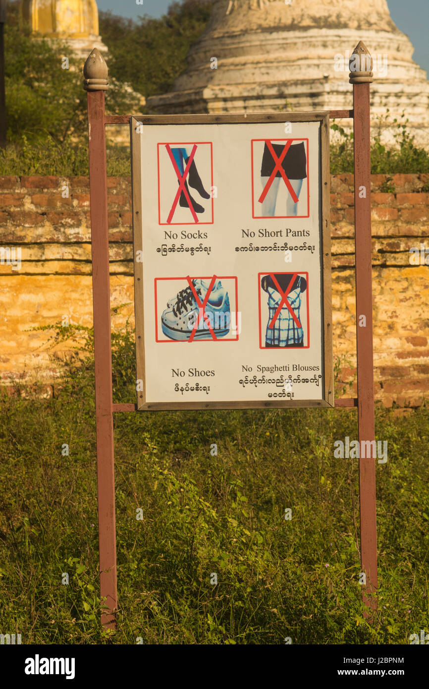 English burmese sign hi-res stock photography and images - Alamy