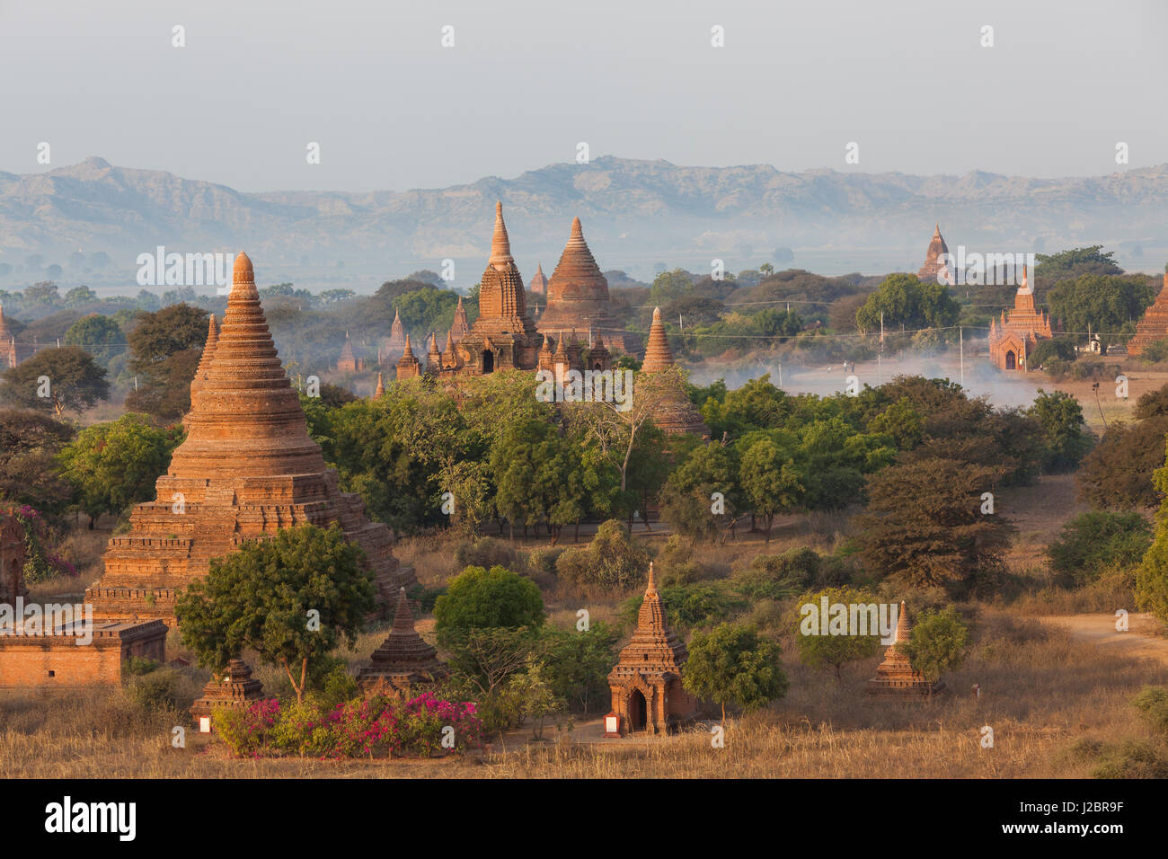 Ancient temple city of Bagan (also Pagan), Myanmar (Burma Stock Photo ...