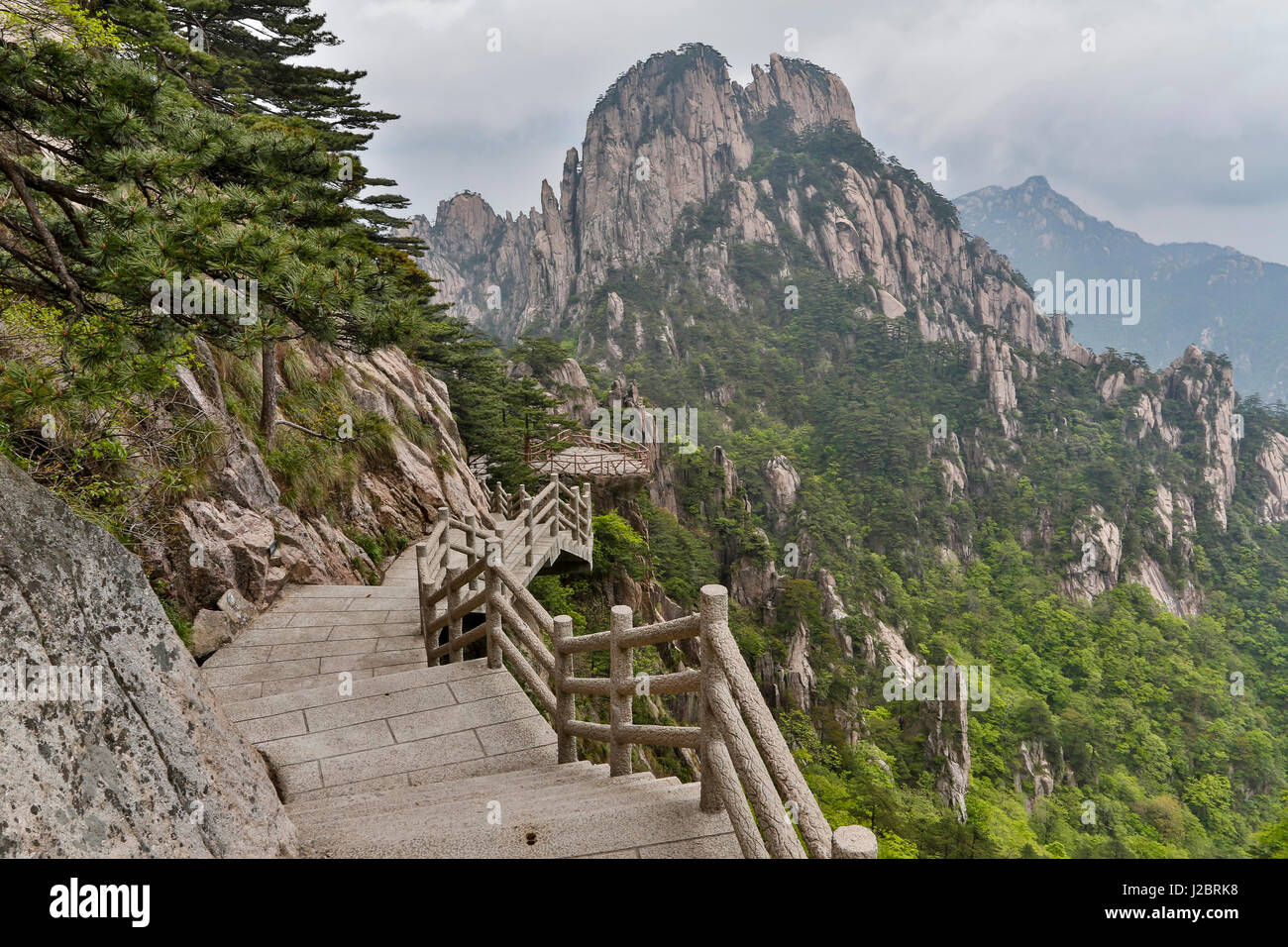 Yellow Mountains a UNESCO World Heritage Site Stock Photo - Alamy