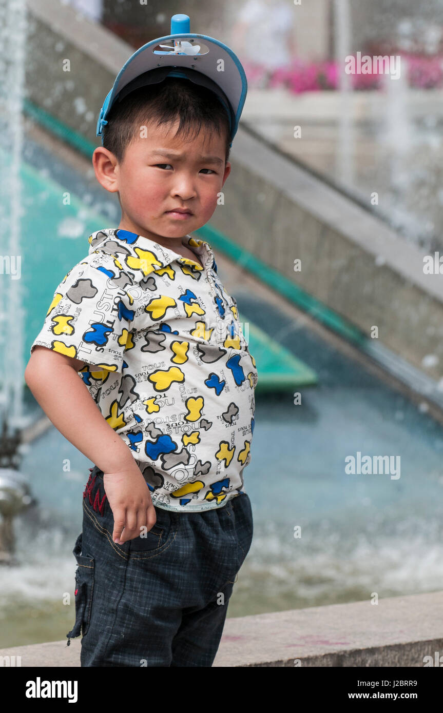 Little boy in park Xian, China Stock Photo - Alamy
