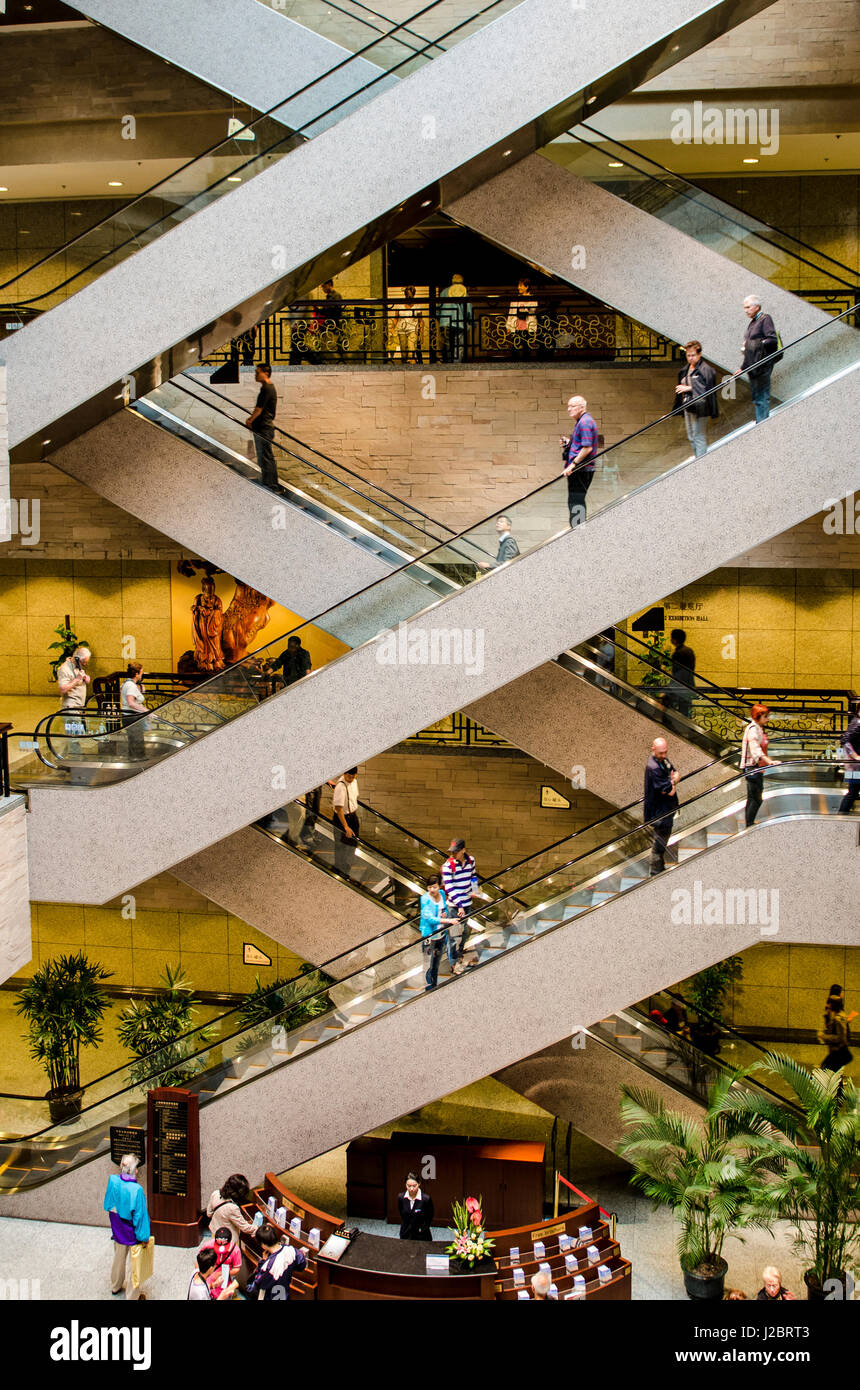 Staircase at the Shanghai Museum, Shanghai, China Stock Photo - Alamy
