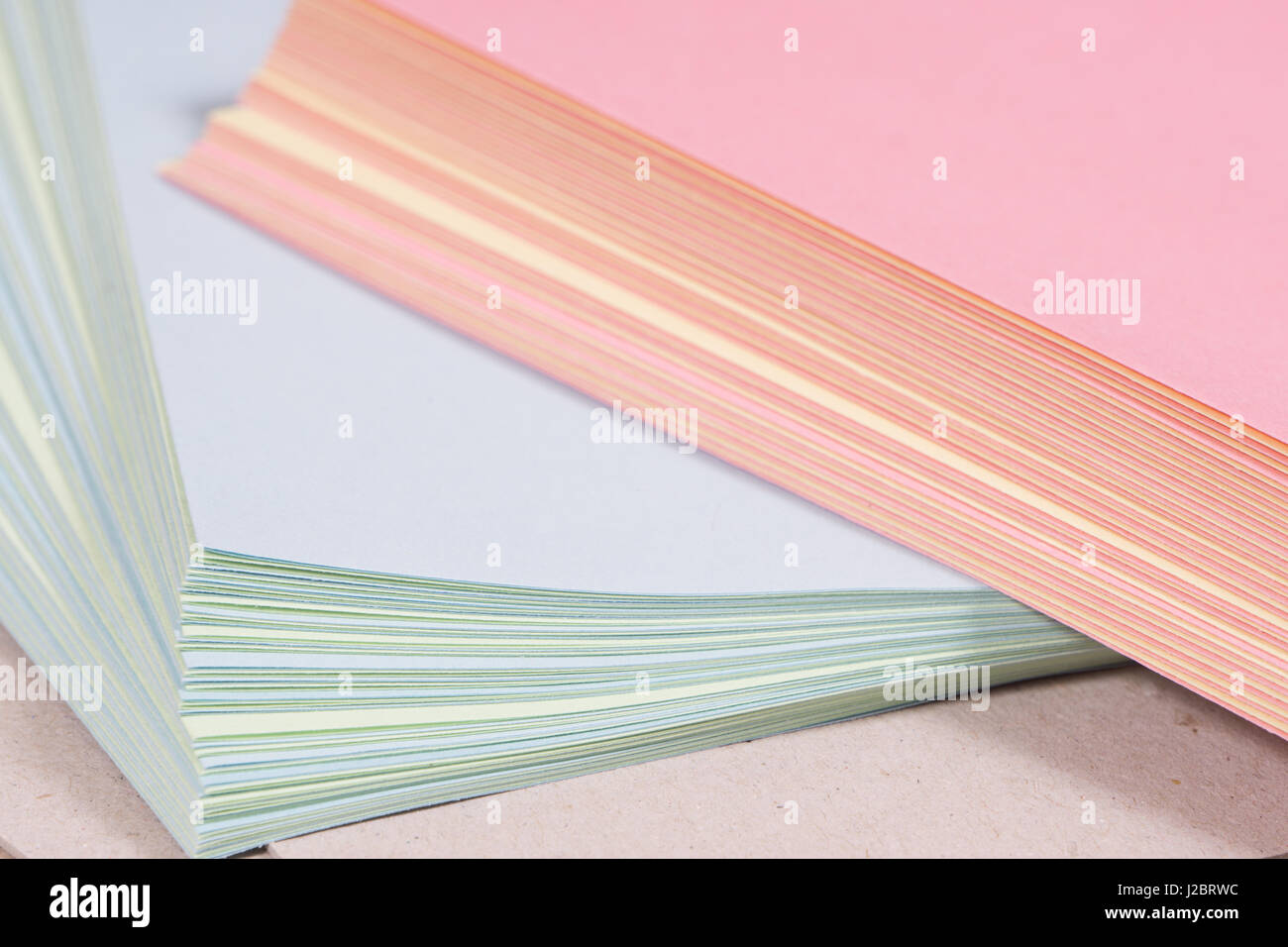Colourful paper blanks for greeting cards and notebooks Stock Photo - Alamy