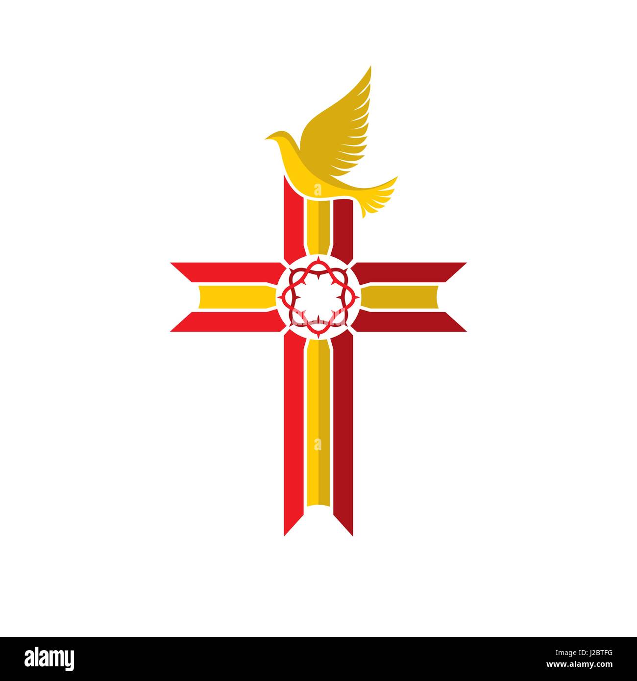 Holy communion at mission church Stock Vector Images - Alamy