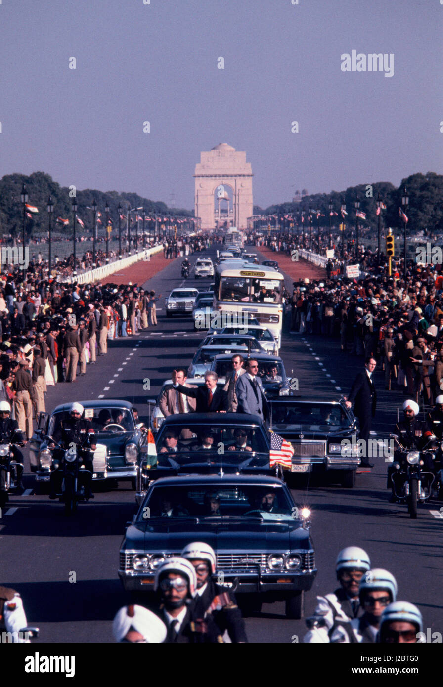 President carter motorcade hi-res stock photography and images - Alamy