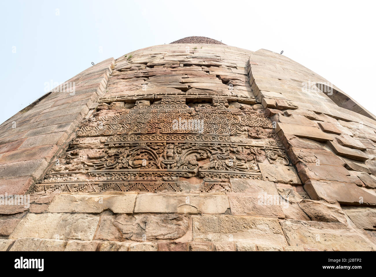 India, Saranath, close-up of the Dharmarajika Stupa Stock Photo - Alamy