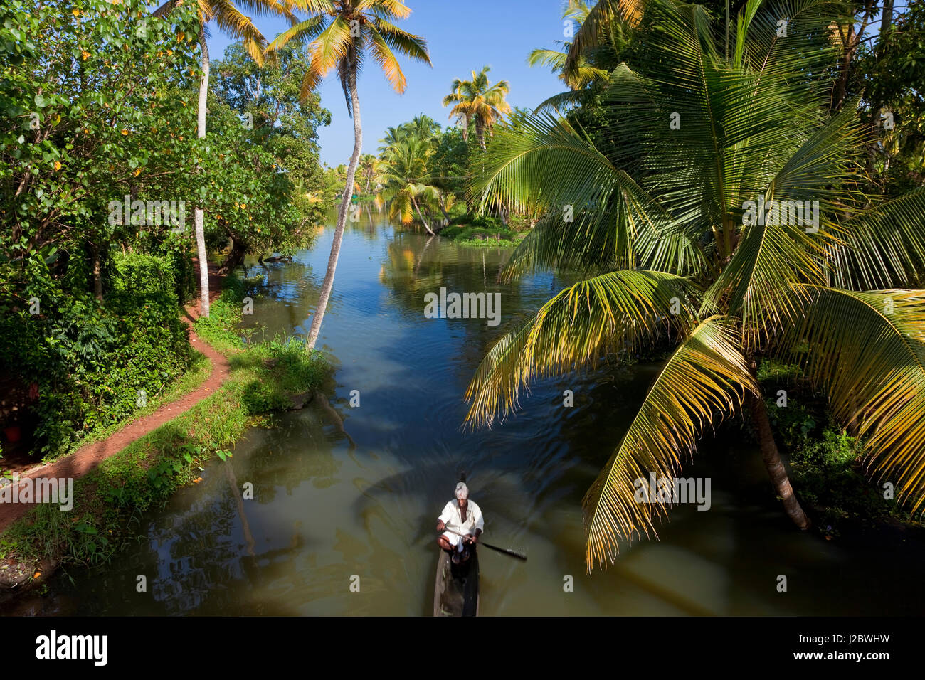 Backwaters, Alappuzha or Alleppey, Kerala, India Stock Photo - Alamy