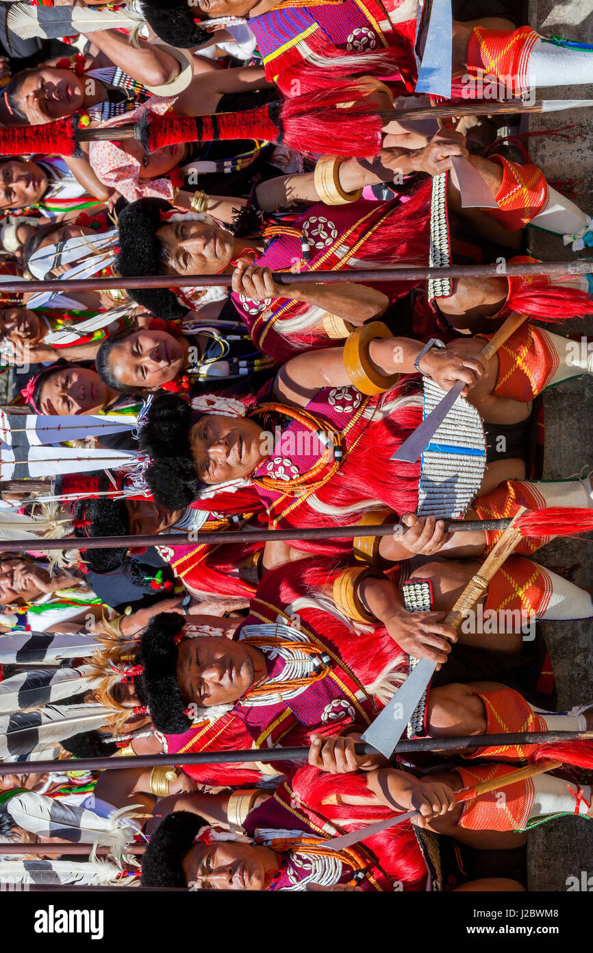Angami tribe, Hornbill festival, Nagaland, India Stock Photo - Alamy