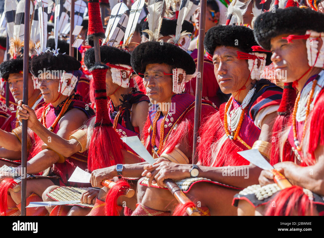 Angami tribe, Hornbill festival, Nagaland, India Stock Photo - Alamy