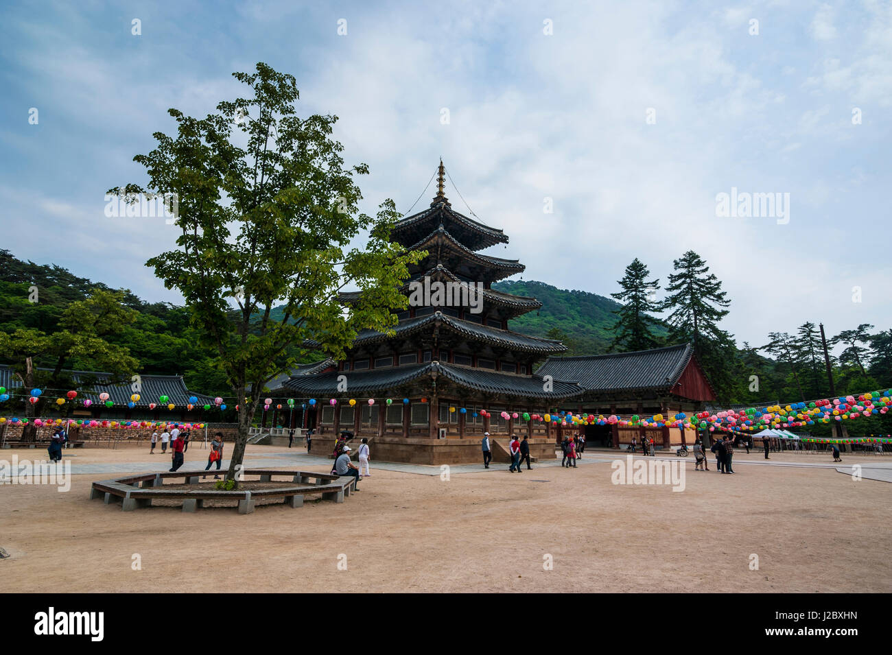 Beopjusa Temple Complex, South Korea Stock Photo - Alamy