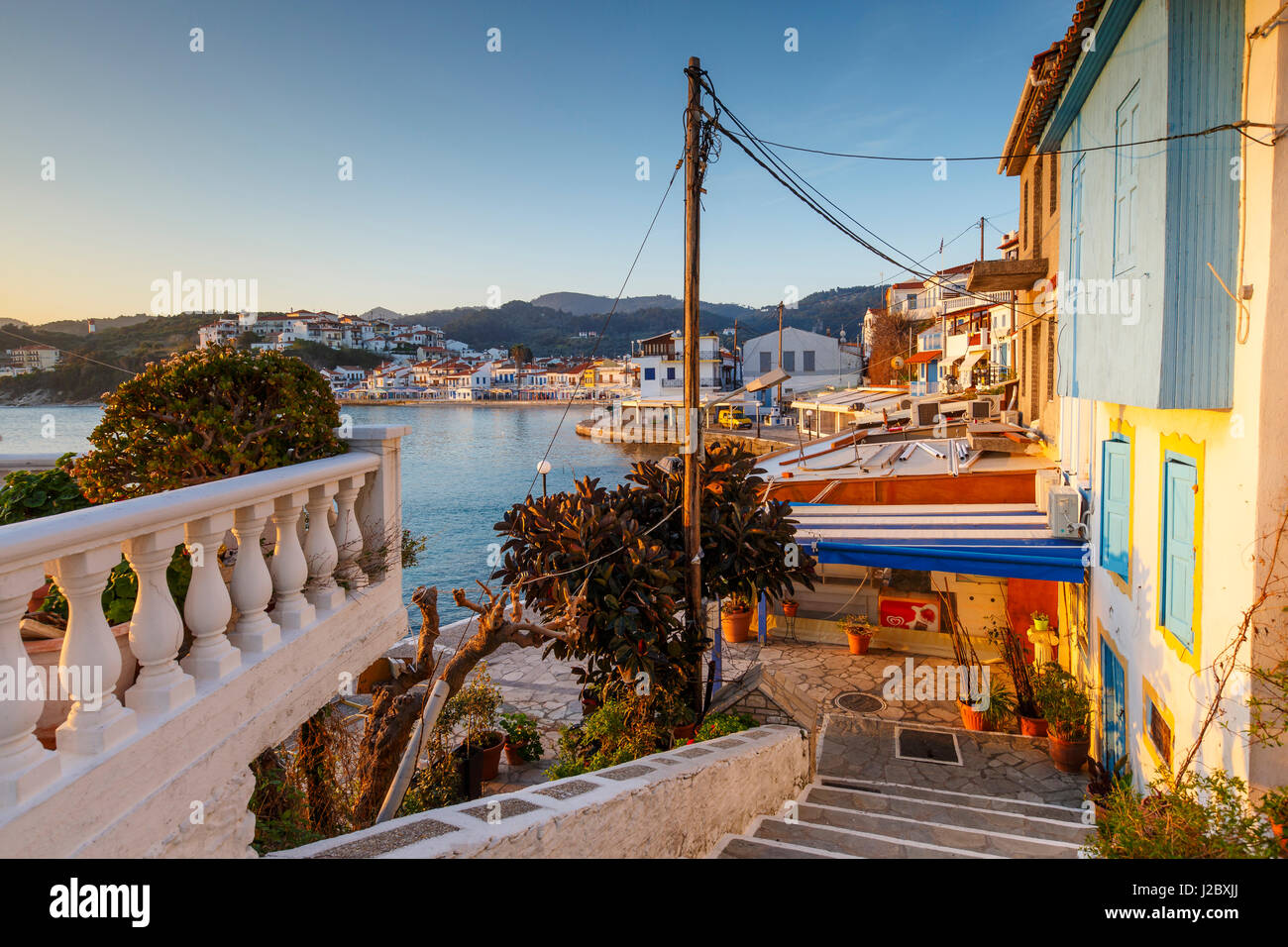 Kokkari village on Samos island, Greece Stock Photo - Alamy