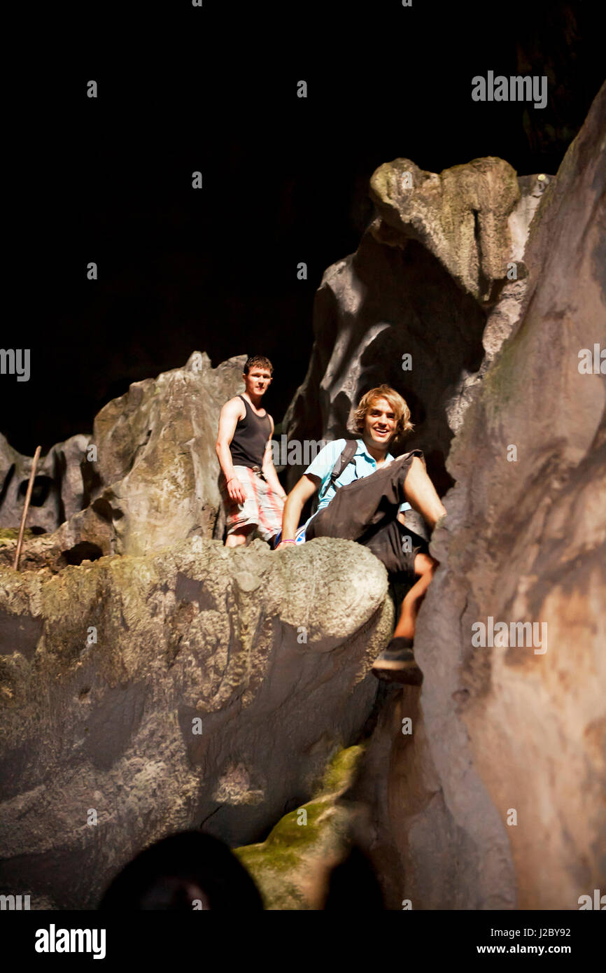 Phu Kham Cave is a popular place to explore just outside of Vang Vieng ...