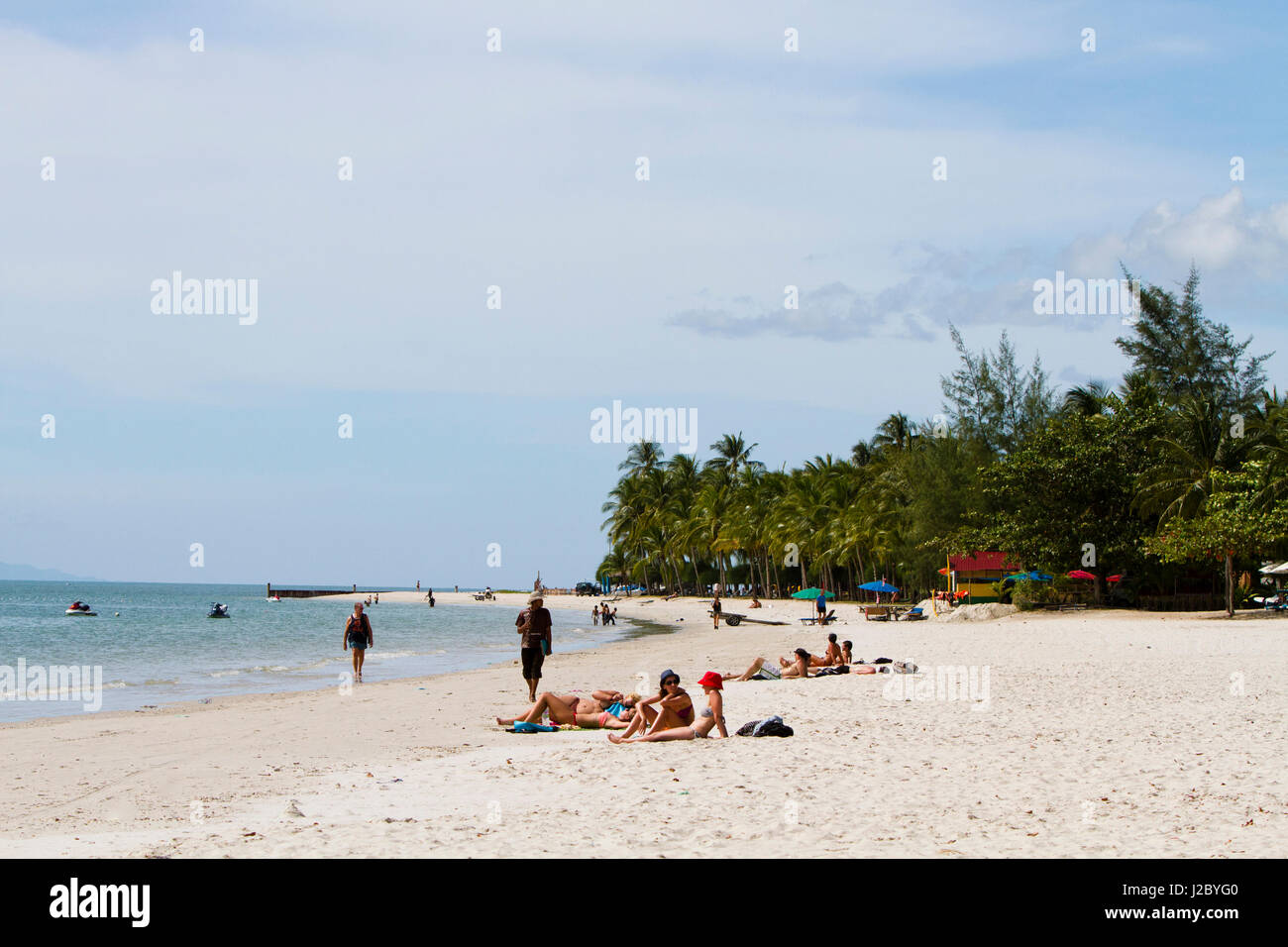 A beautiful day at Cenang beach on Langkawi, Malaysia Stock Photo - Alamy