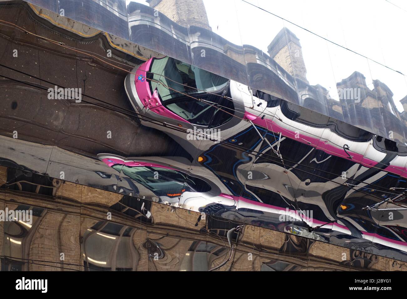 new tram system in Birmingham city centre Stock Photo - Alamy