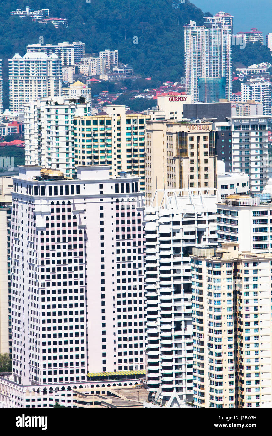 Aerial views over the city of penang hi-res stock photography and ...