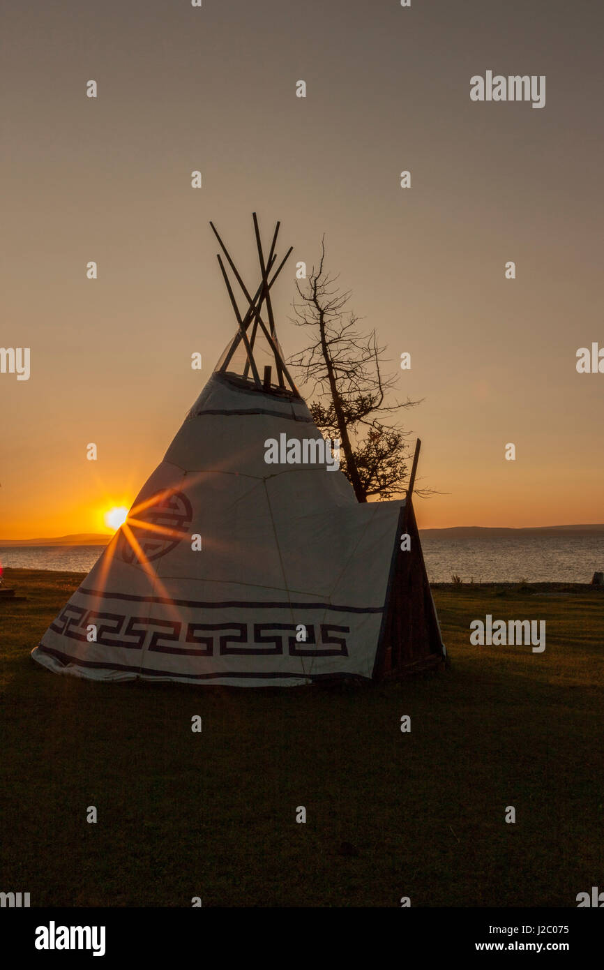 Teepees sunset hi-res stock photography and images - Alamy