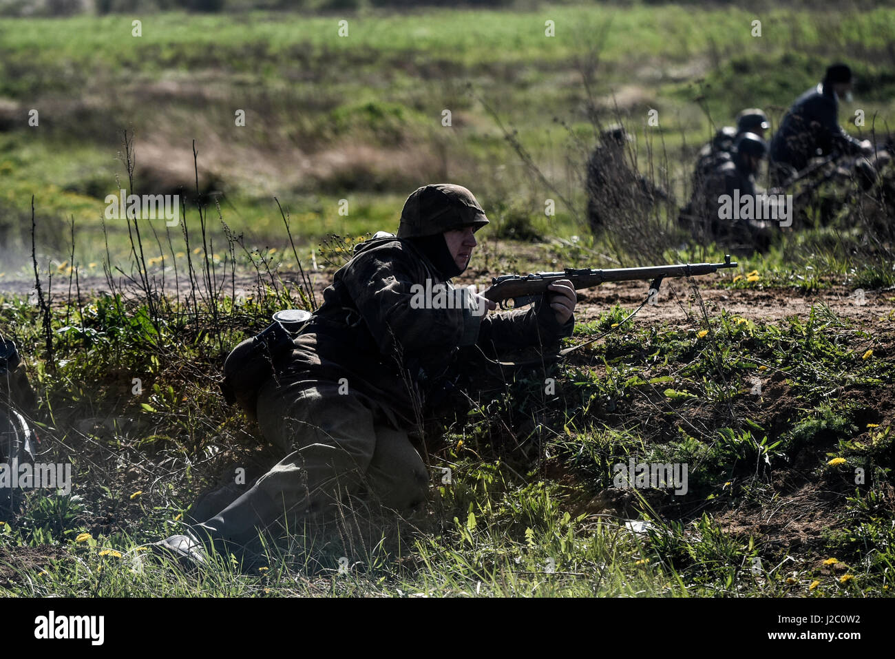 German light infantry gun 1945 hi-res stock photography and images - Alamy