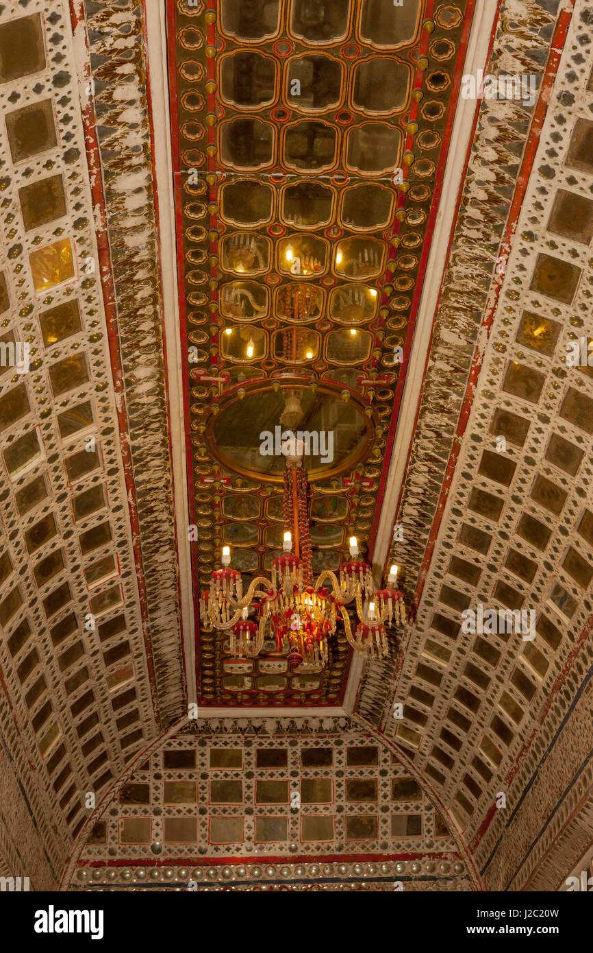 Ceiling. Palace of Flowers. Moti Mahal. Phool Mahal. Mehrangarh Fort ...