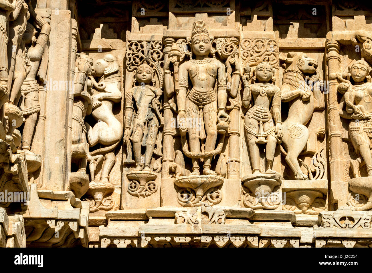 Bas Relief. Jagdish Temple. Udaipur Rajasthan. India Stock Photo - Alamy