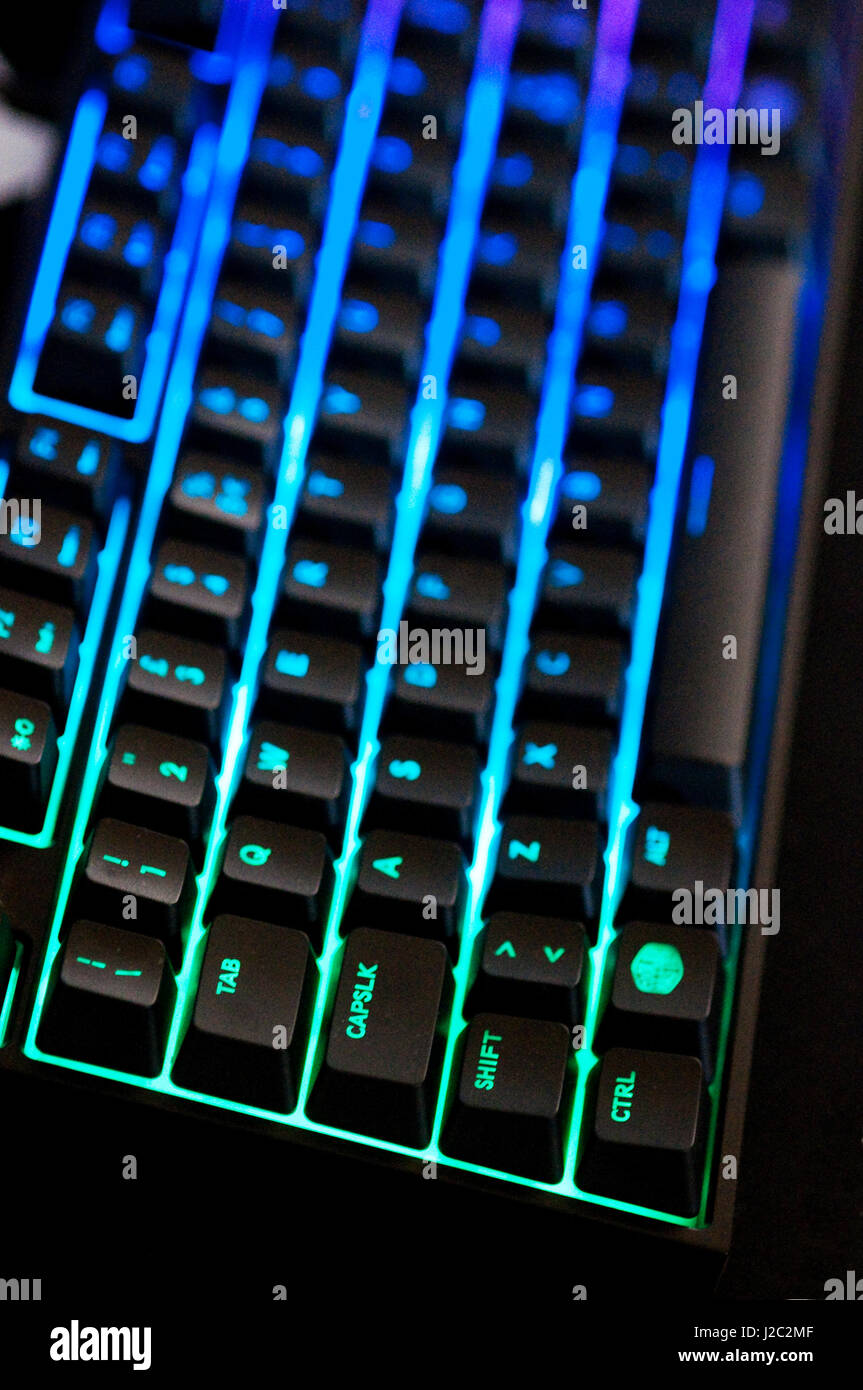 Light up keyboard hi-res stock photography and images - Alamy