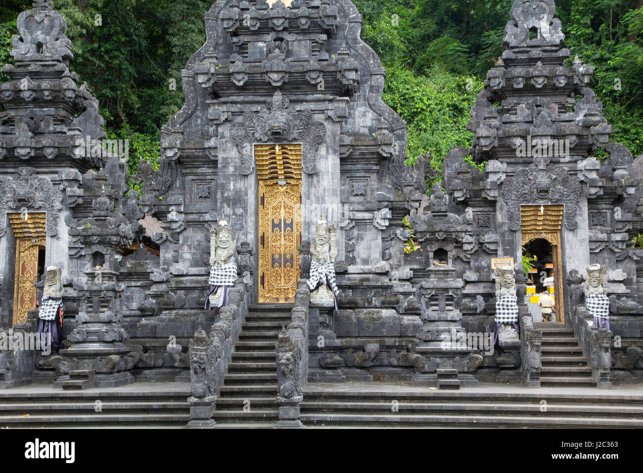 Bali entrance to pura goa lawah hi-res stock photography and images - Alamy