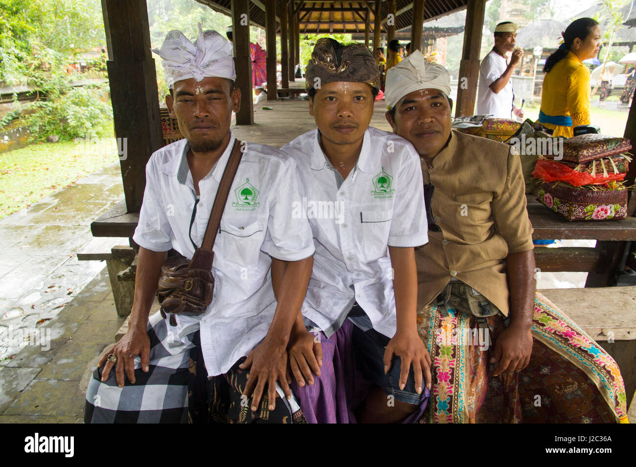 Three balinese men hi-res stock photography and images - Alamy