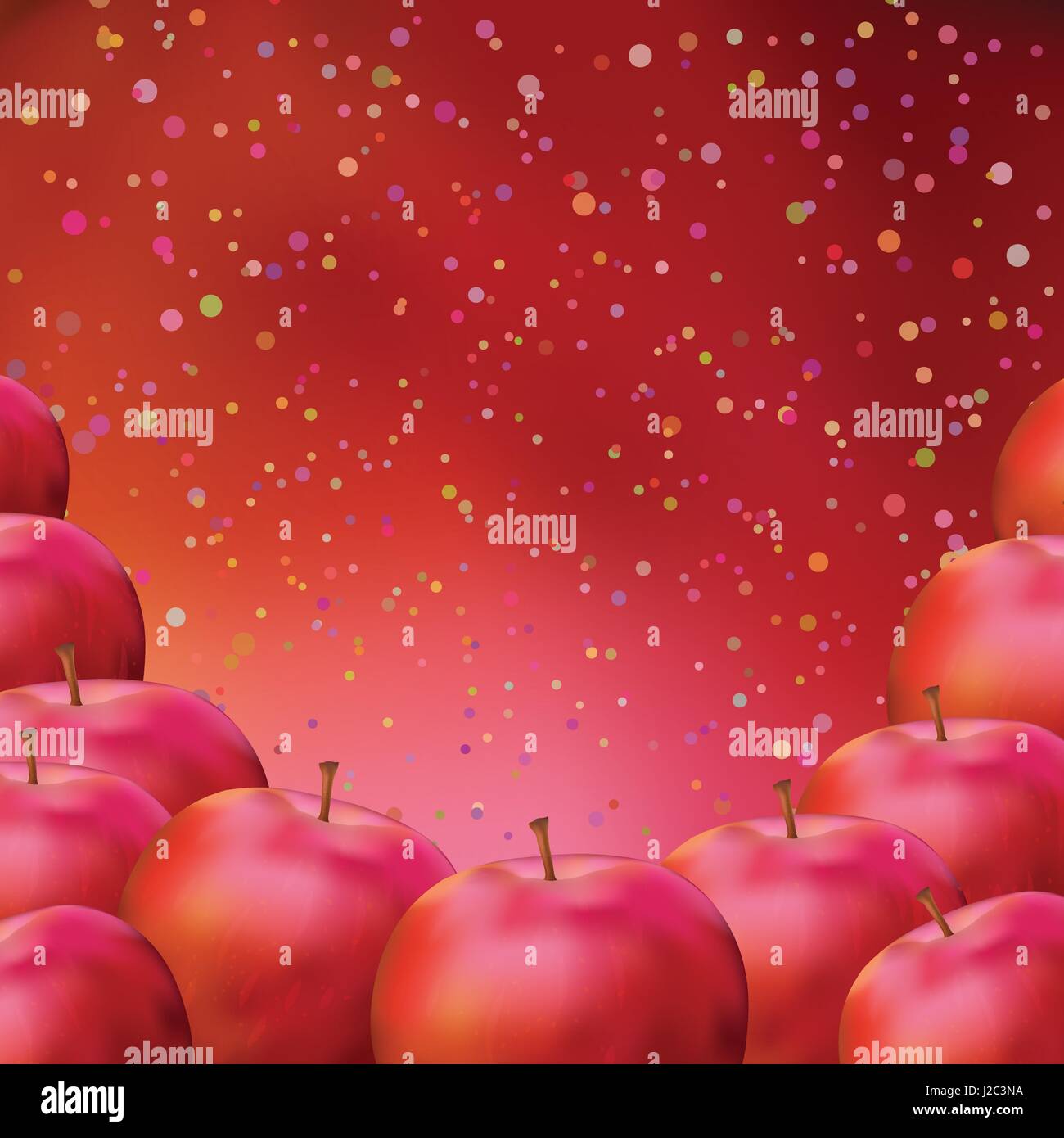 Apple background Stock Vector Images - Alamy