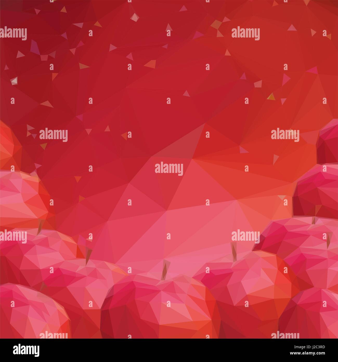 Apple Low Poly Background Stock Vector Image & Art - Alamy