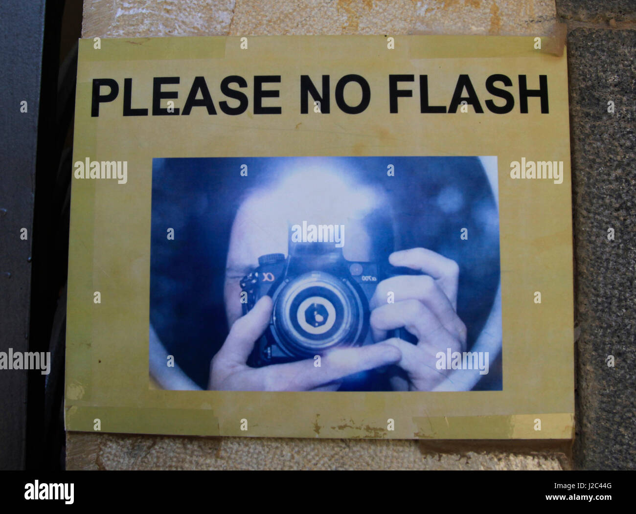 No flash sign hi-res stock photography and images - Alamy