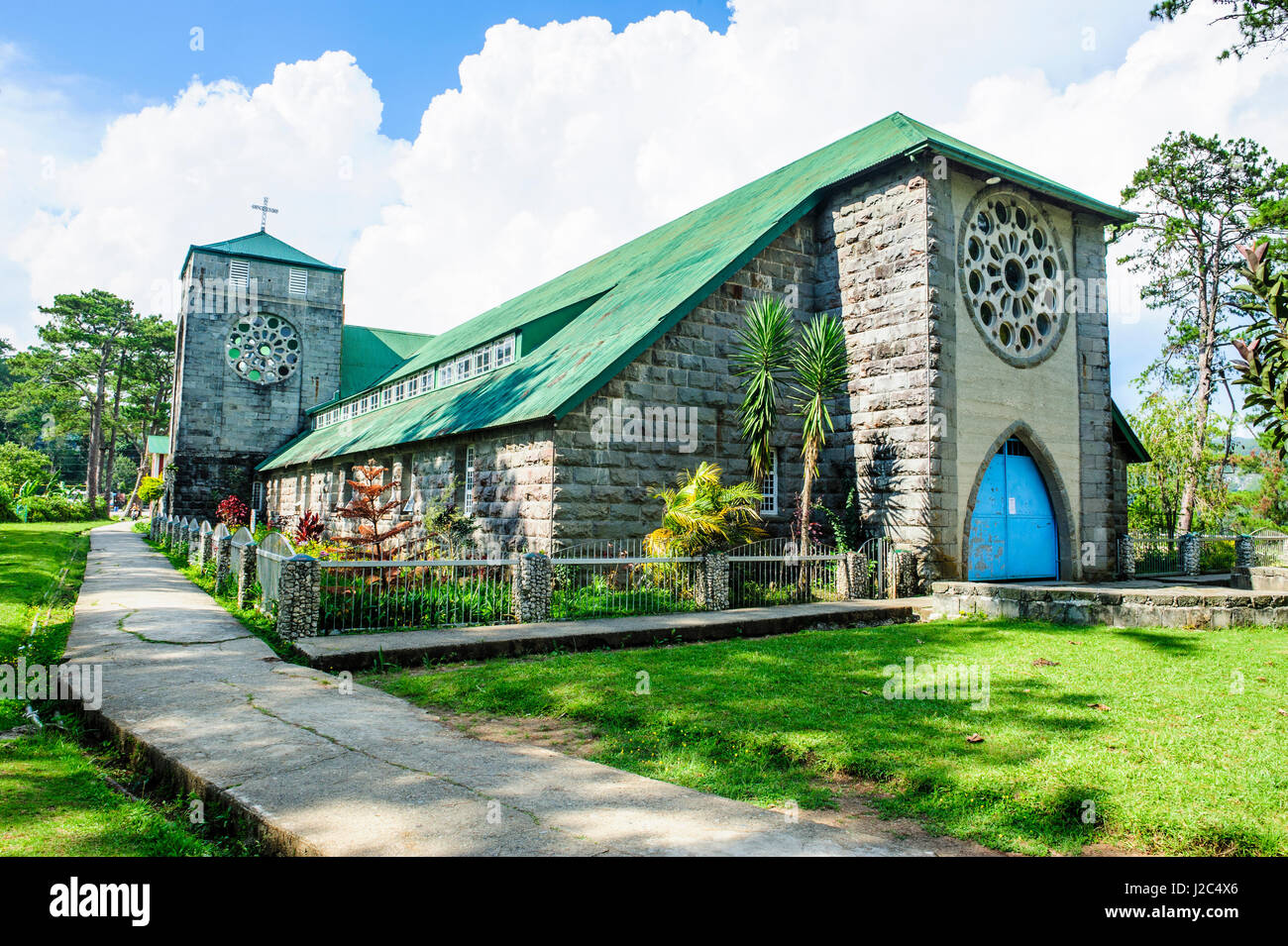 St. Mary's Episcopal Church, Sagada, Luzon, Philippines Stock Photo - Alamy
