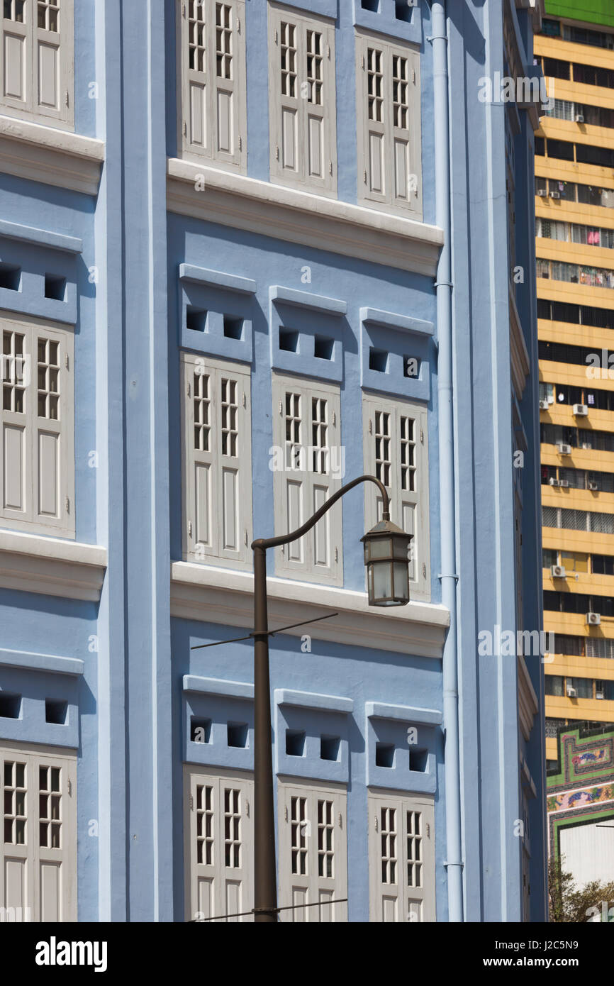 Singapore, Chinatown, building details Stock Photo - Alamy