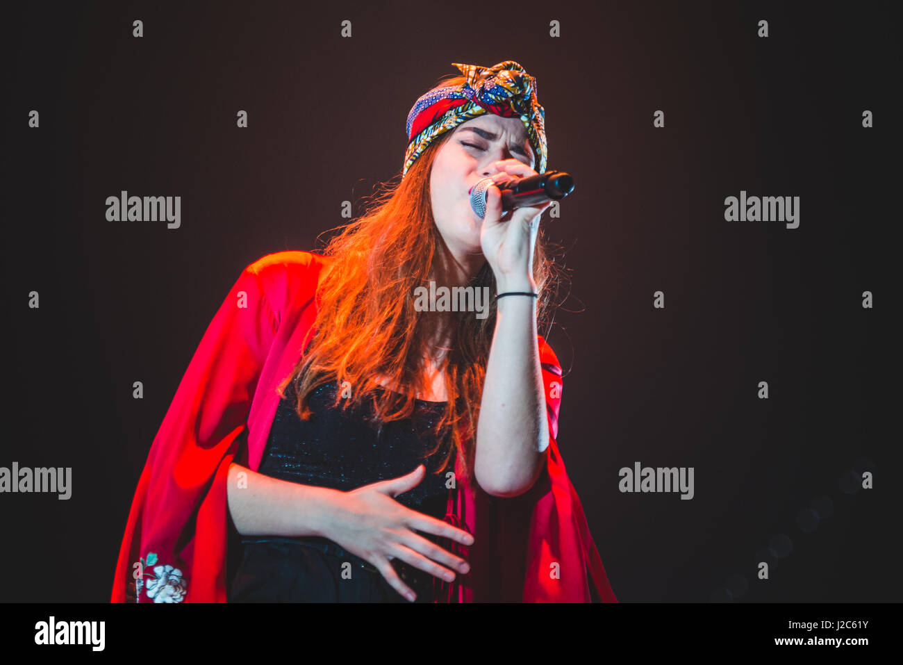 Turin, Italy. 26th Apr, 2017. Gaia Gozzi opened the Giorgia Todrani ...