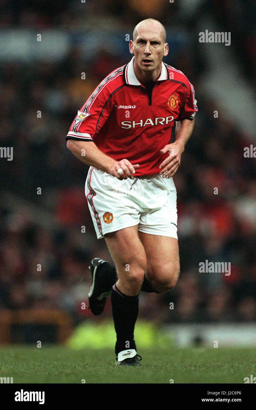 JAAP STAM MANCHESTER UNITED FC 29 January 2000 Stock Photo - Alamy