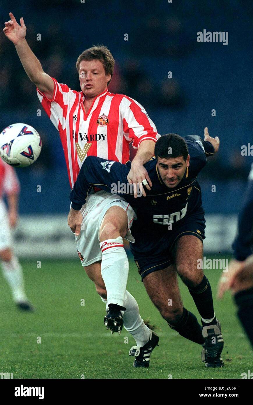STEFAN SCHWARZ & WALID BADIR WIMBLEDON V SUNDERLAND 03 January 2000 ...