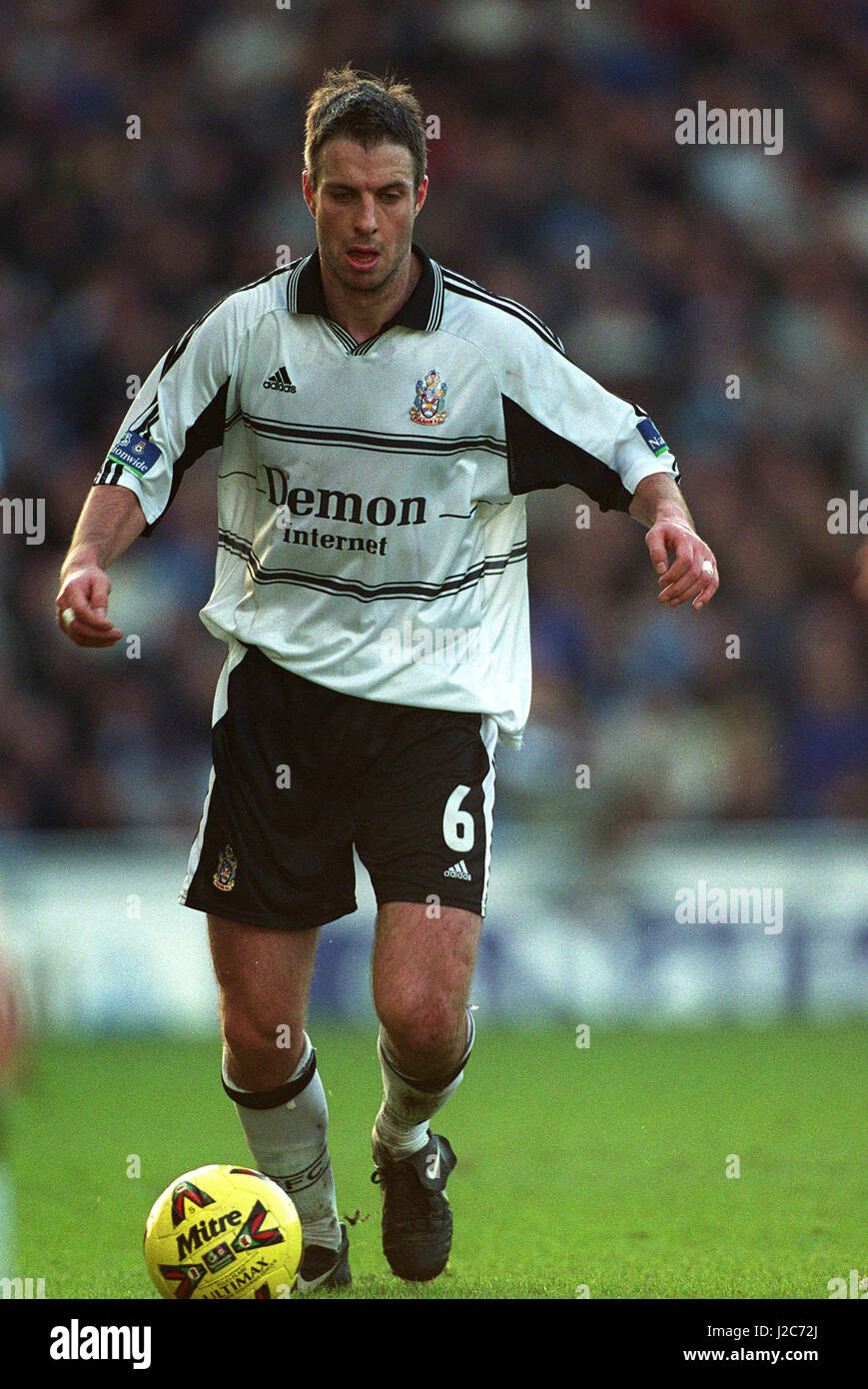KIT SYMONS FULHAM FC 16 January 2000 Stock Photo - Alamy
