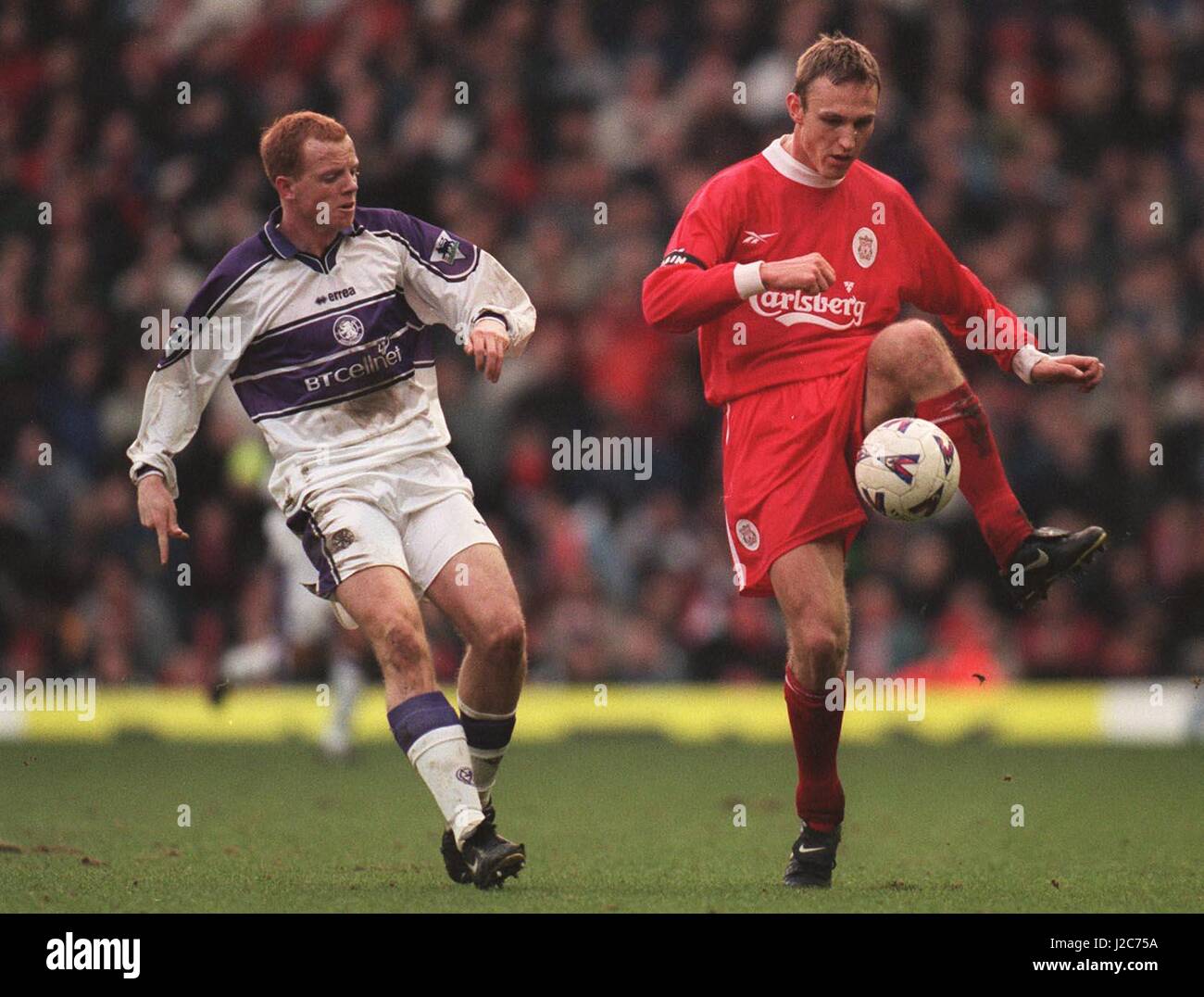 ANDY CAMPBELL & SAMI HYYPIA LIVERPOOL V MIDDLESBROUGH 22 January 2000 ...