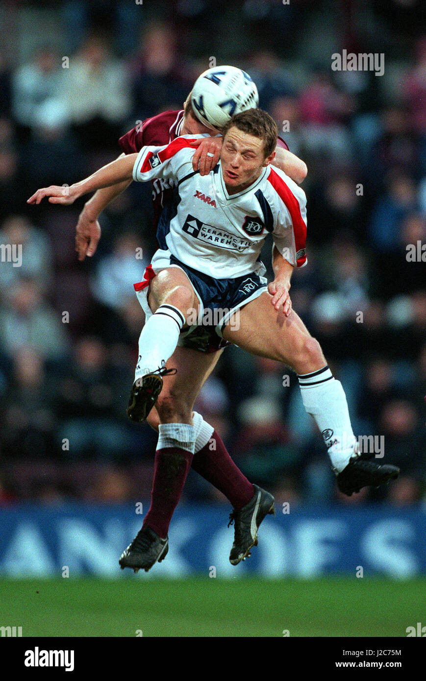 GARY NAYSMITH & BARRY SMITH HEARTS V DUNDEE FC 22 January 2000 Stock ...