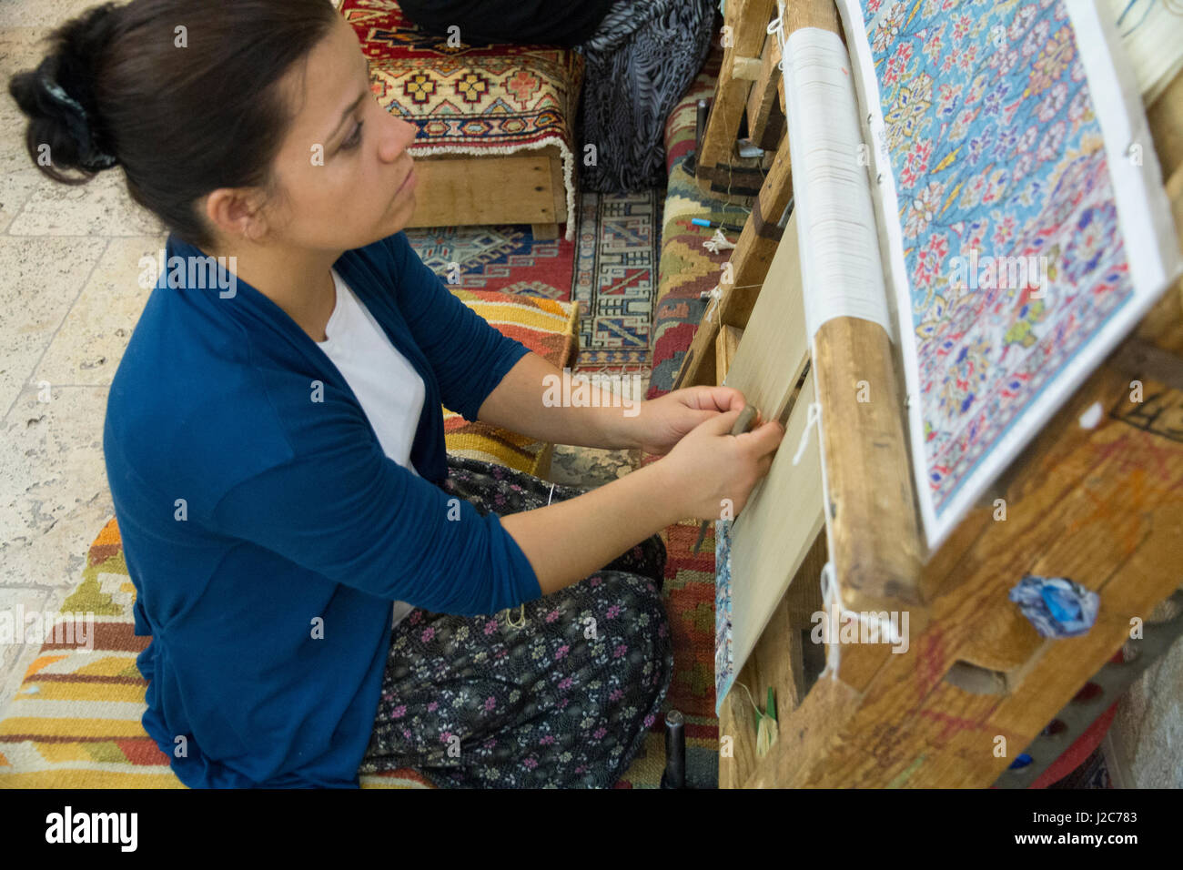Weaving carpet cappadocia turkey hi-res stock photography and images ...