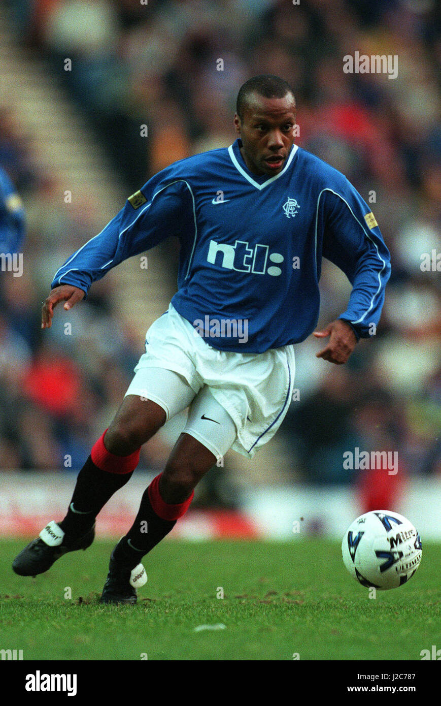 ROD WALLACE GLASGOW RANGERS FC 22 January 2000 Stock Photo - Alamy