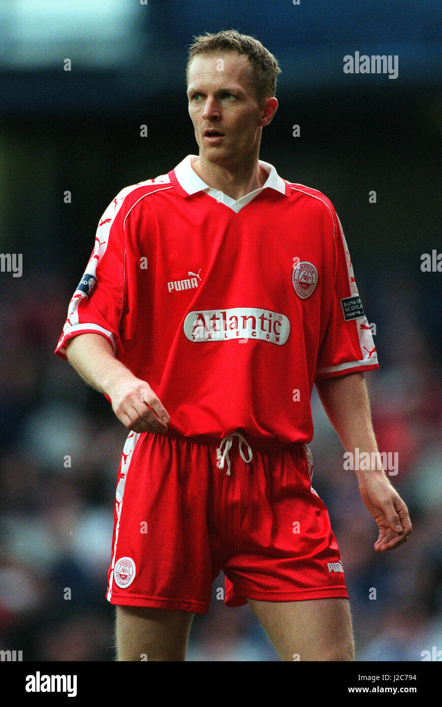 THOMAS SOLBERG ABERDEEN FC 22 January 2000 Stock Photo - Alamy