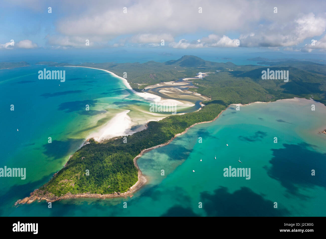 Hill inlet Whitsunday Islands, Queensland, Australia Stock Photo - Alamy