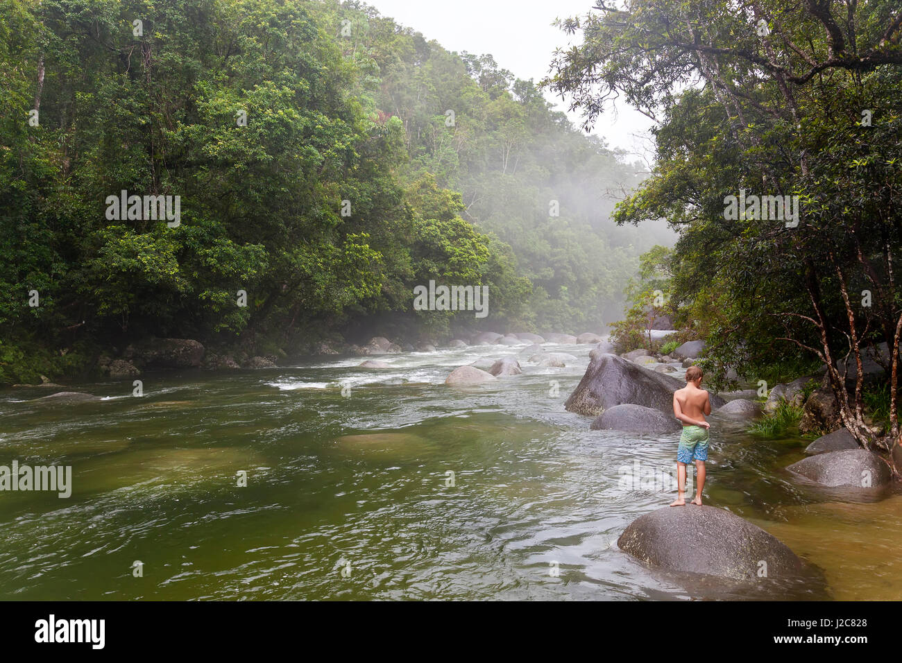 Mossman River Mossman Gorge Daintree National Park North Queensland ...