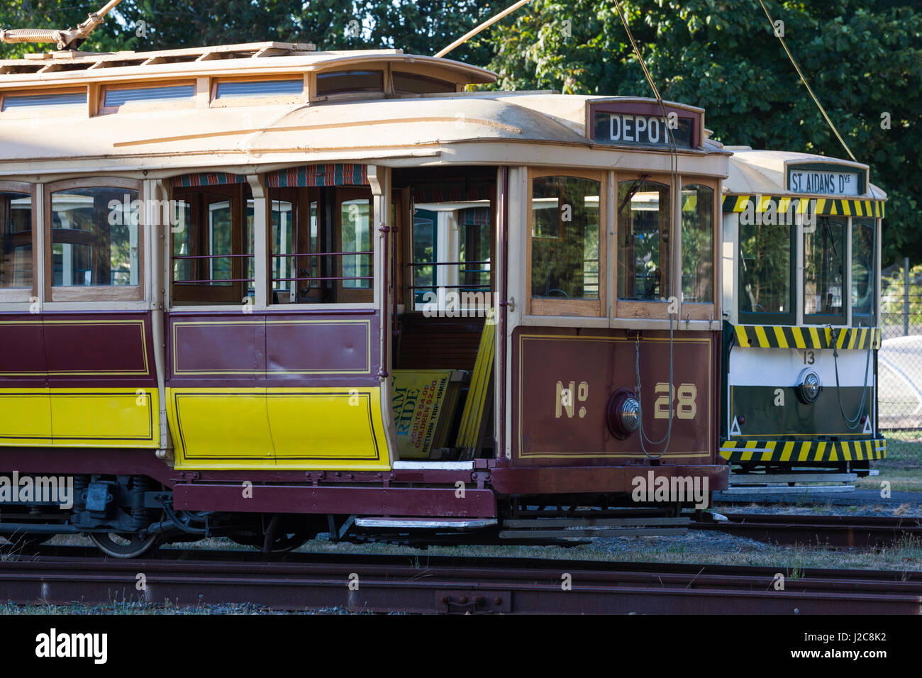 Australia, Victoria, Ballarat, Tram Museum Stock Photo - Alamy