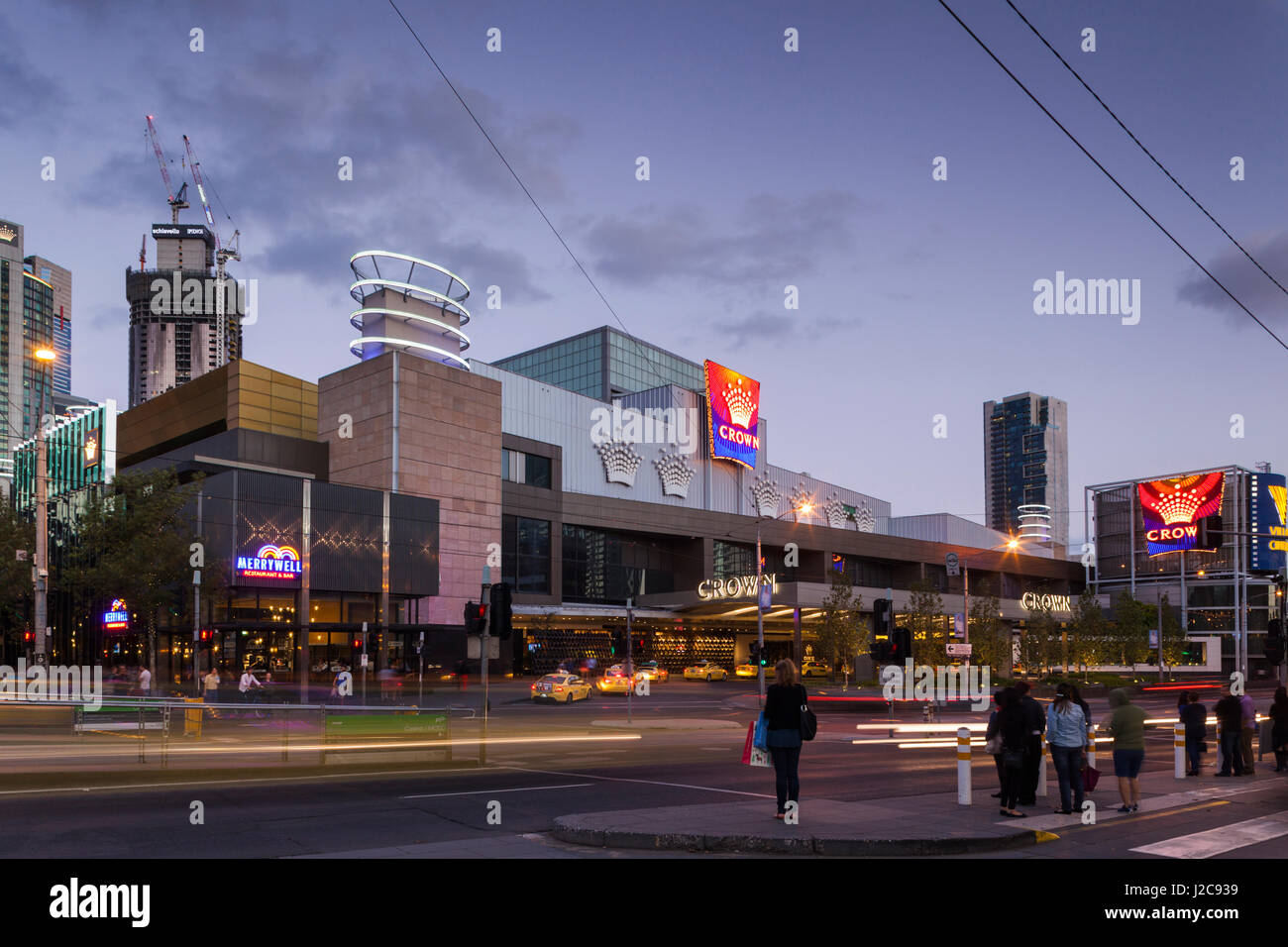 Australia, Victoria, Melbourne, Southbank, Crown Entertainment Complex ...