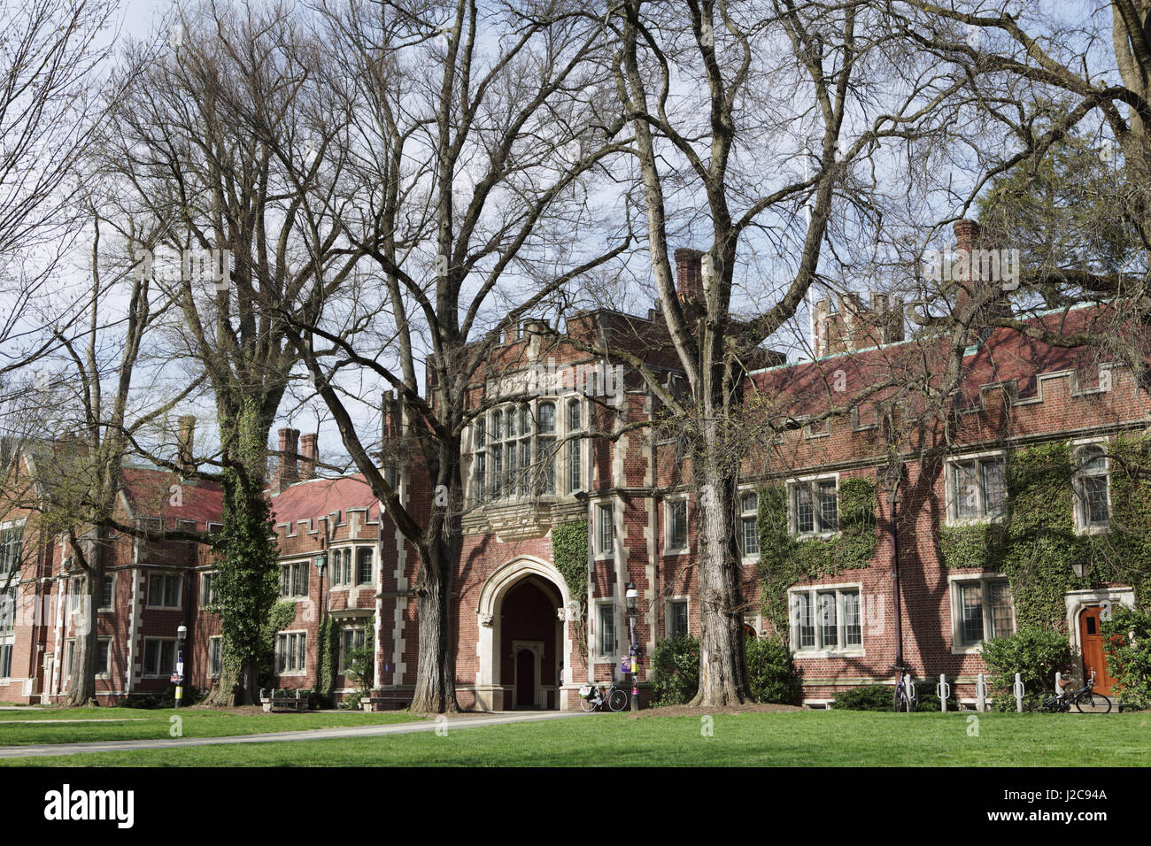 Princeton, NJ, USA - April 11, 2017: Princeton University Campus in ...