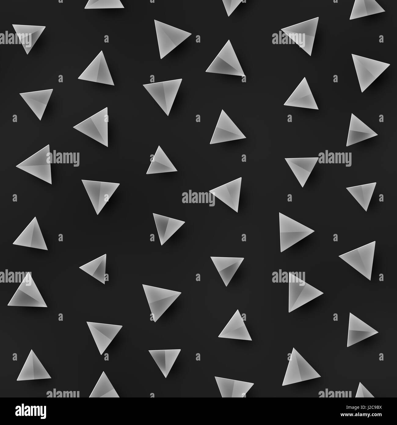 Scattered Geometric Shaded Shapes. Abstract Background Design. Stylish ...